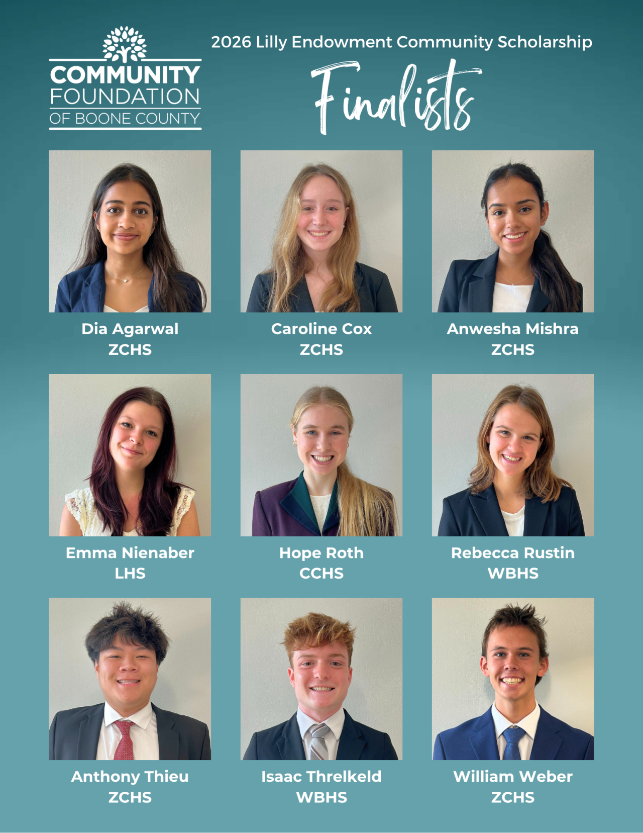 2026 Lilly Endowment Community Scholarship Finalists Announced